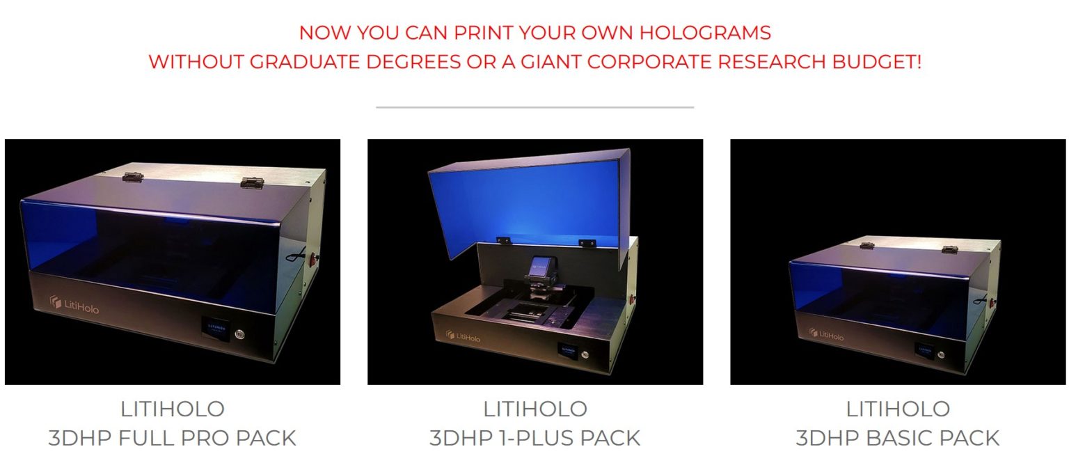 3D Hologram Printer orders now open but limited… – LitiHolo – Blog