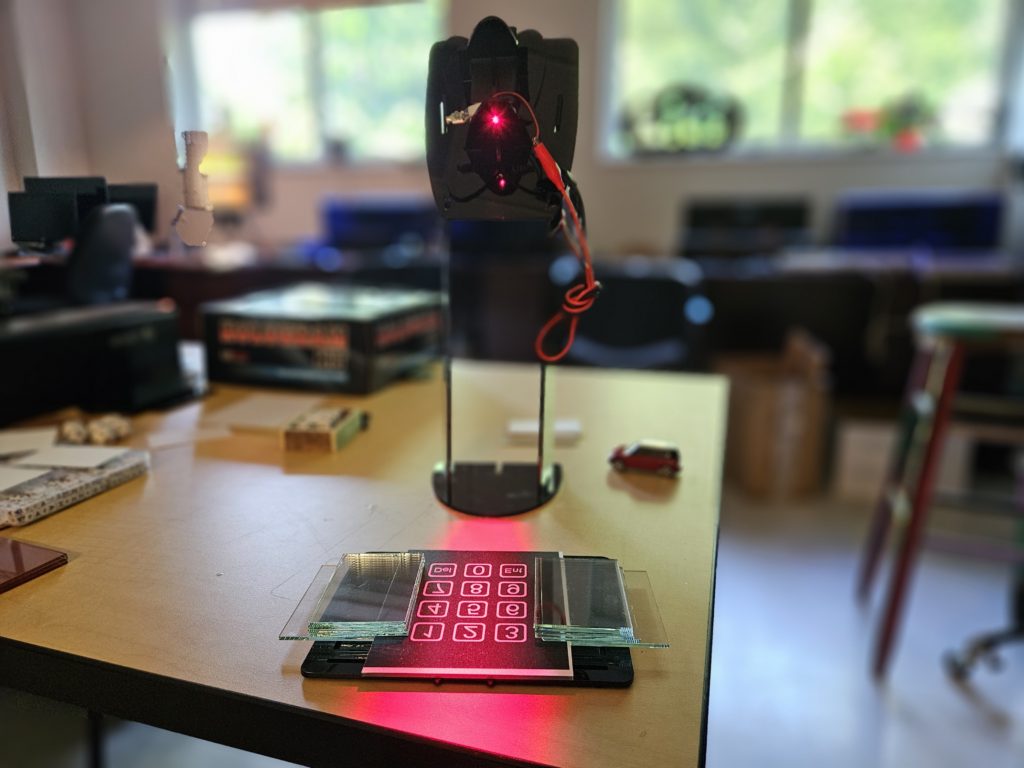 Monday – Make a Hologram: Holographic Keypad with FLOATING NUMBERS!